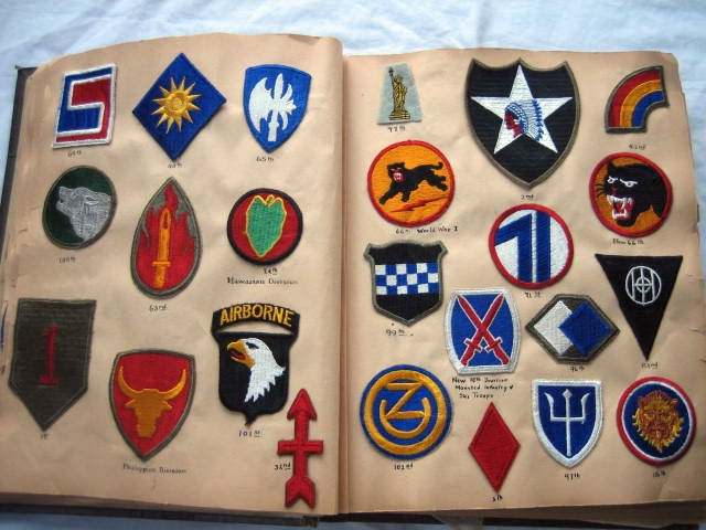 HQ, Southeast Asia Command and Patch Collection Scrapbook - ARMY AND ...