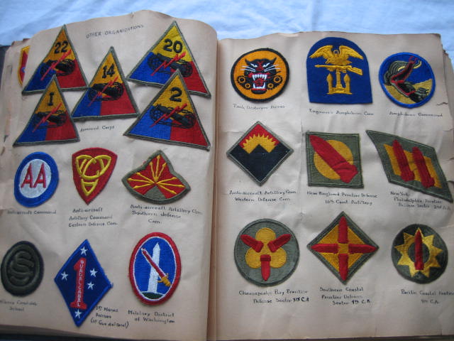 HQ, Southeast Asia Command and Patch Collection Scrapbook - ARMY AND ...
