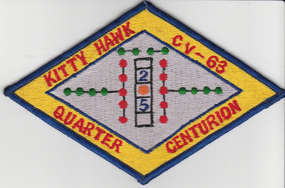 USS Kitty Hawk Quarter Centurion patch - NAVY, COAST GUARD AND OTHER ...
