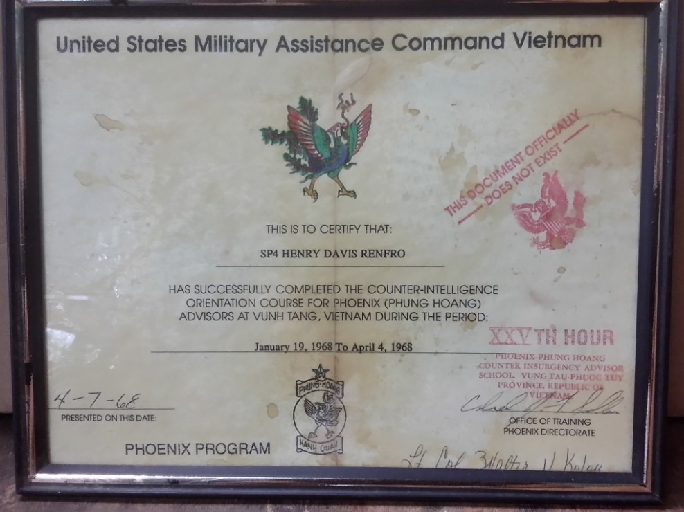 This document officially does not exist: Phoenix Program? - EPHEMERA ...