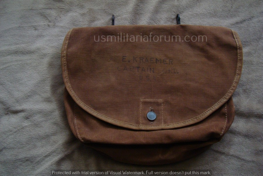 WW1 USMC NCO musette bag - FIELD & PERSONAL GEAR SECTION - U.S ...