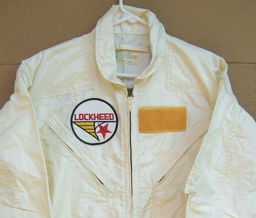 White Lockheed flight suit 1972 dated - FLIGHT CLOTHING - U.S ...