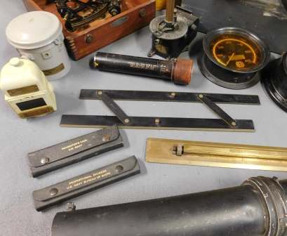 WWII USN Instrument collection - NAVAL SEA SERVICE GEAR - SHIPBOARD ...