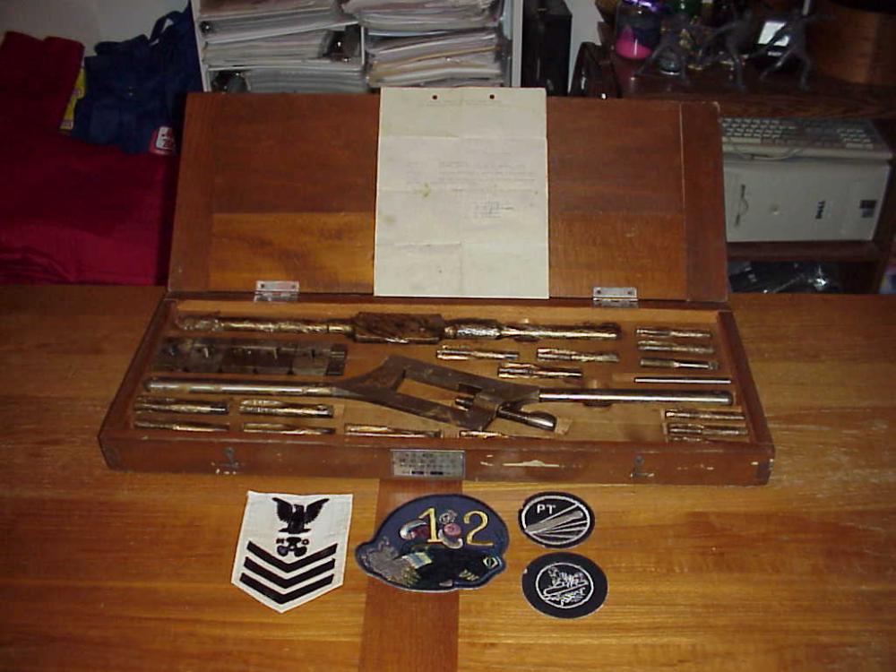 WW2 US Navy MTB Ron 12 PT Boat Japanese Taps and Dies Set - SPOILS OF ...
