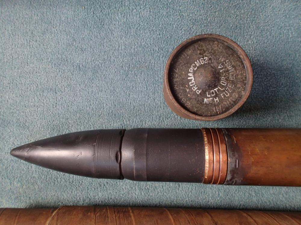 76mm M62A1 APC WWII Sherman Tank round - FIREARMS - U.S. Militaria Forum