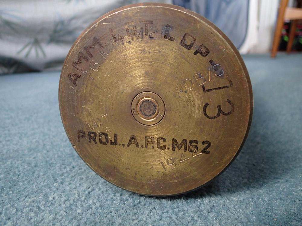 76mm M62A1 APC WWII Sherman Tank round - FIREARMS - U.S. Militaria Forum