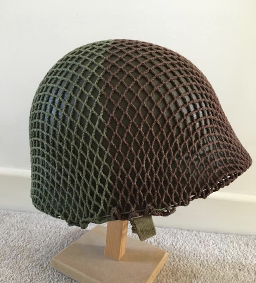 Three Tone Helmet Net? - M-1; M-1C & M-2 HELMETS - U.S. Militaria Forum