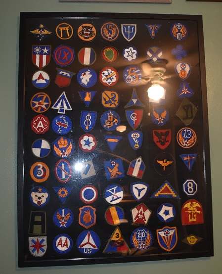 Securing Patches for Display, what's the best way - ARMY AND USAAF - U ...