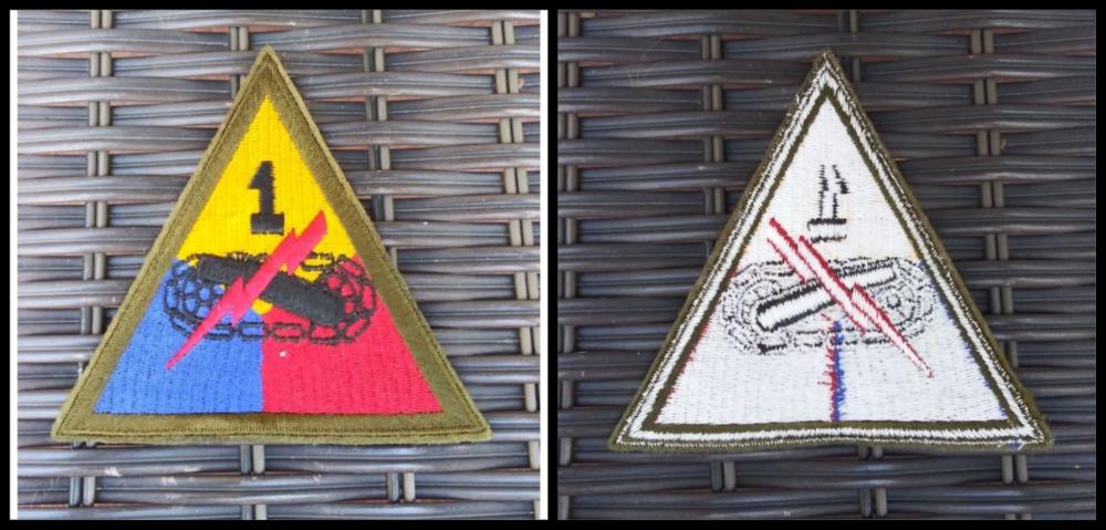 1st Armor Patch? - ARMY AND USAAF - U.S. Militaria Forum