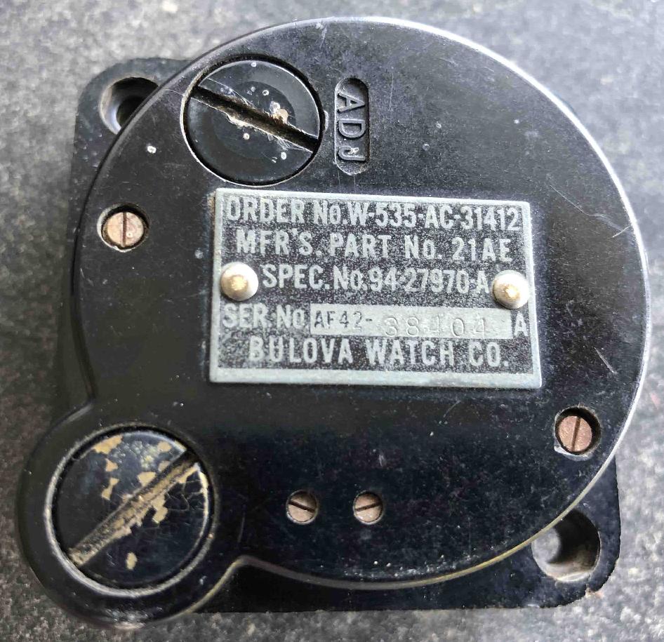 Two 8-Day Aircraft Clocks - AIRCRAFT INSTRUMENTS & EJECTION SEATS - U.S ...