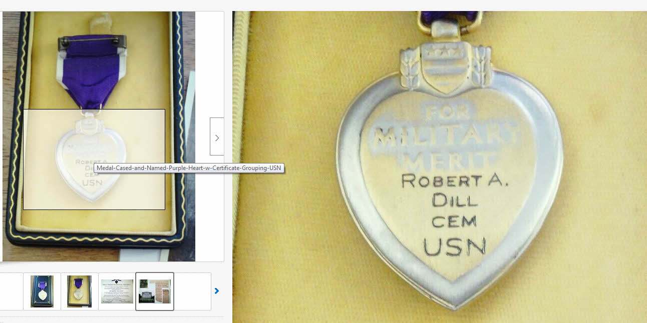 Another fake Purple Heart on eBay - MEDALS & DECORATIONS - U.S ...