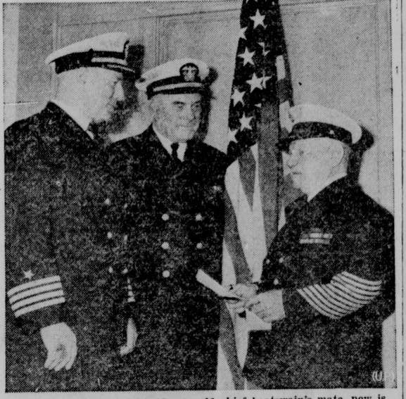 Chief George Sanderson, Oldest USN Sailor in WWII C.S.C. 12050 ...