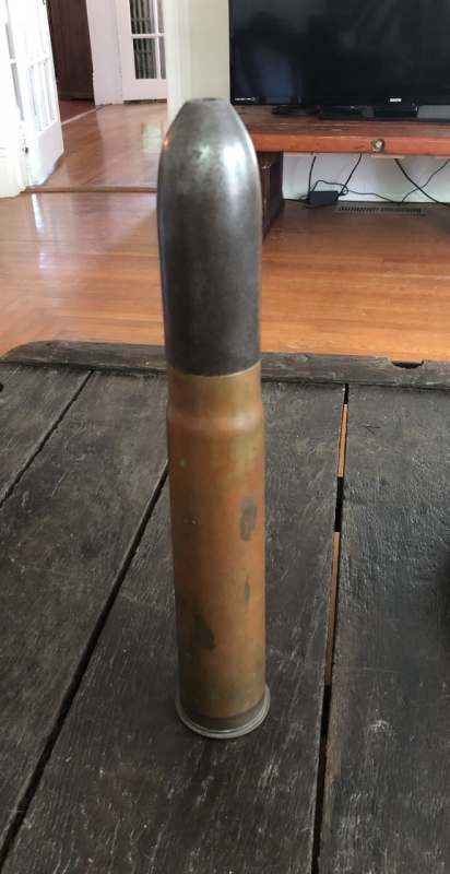 Navy 6 pounder shell - FIREARMS - U.S. Militaria Forum