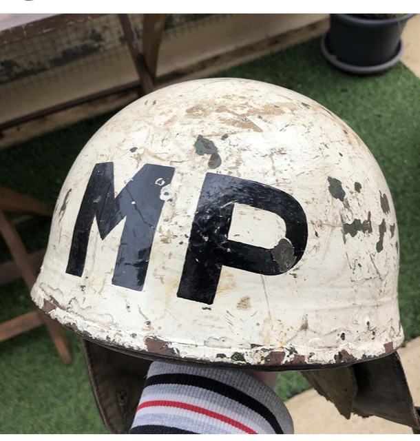 MP marked helmet - M-1; M-1C & M-2 HELMETS - U.S. Militaria Forum