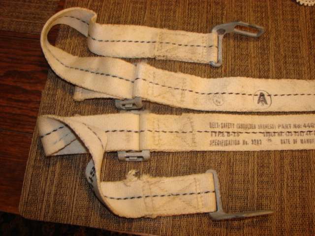 WW2 USAAF 1944 shoulder "Y" harness - MILITARY AIRCRAFT & AVIATION - U ...