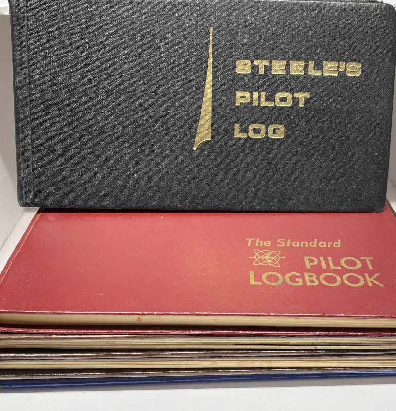 WWII pilot logs docs & engraved Balfour wings - WING BADGES - U.S ...