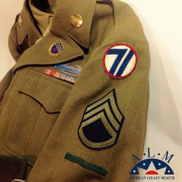 Unauthorized late WWII 66th Infantry 71st Infantry Division Cloth DIs ...