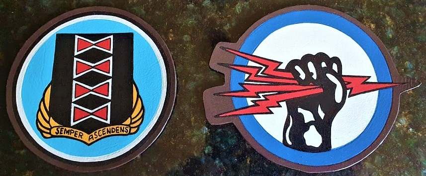 484th Bomb Group & 827th Bomb Squadron Leather patch I made ...
