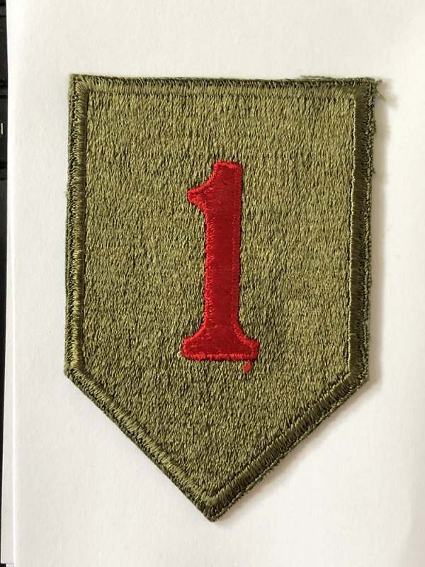 1st Infantry Division WWII Variation SSI, Opinions Pls. - ARMY AND ...