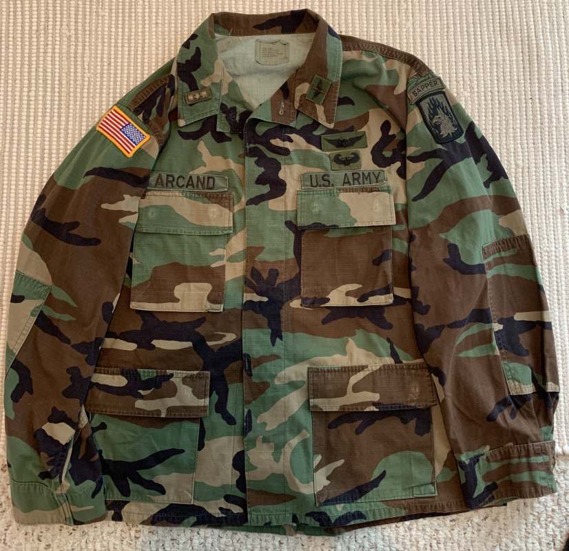 12th CAB Aviator BDU with Sapper Tab - CAMOUFLAGE UNIFORMS - U.S ...