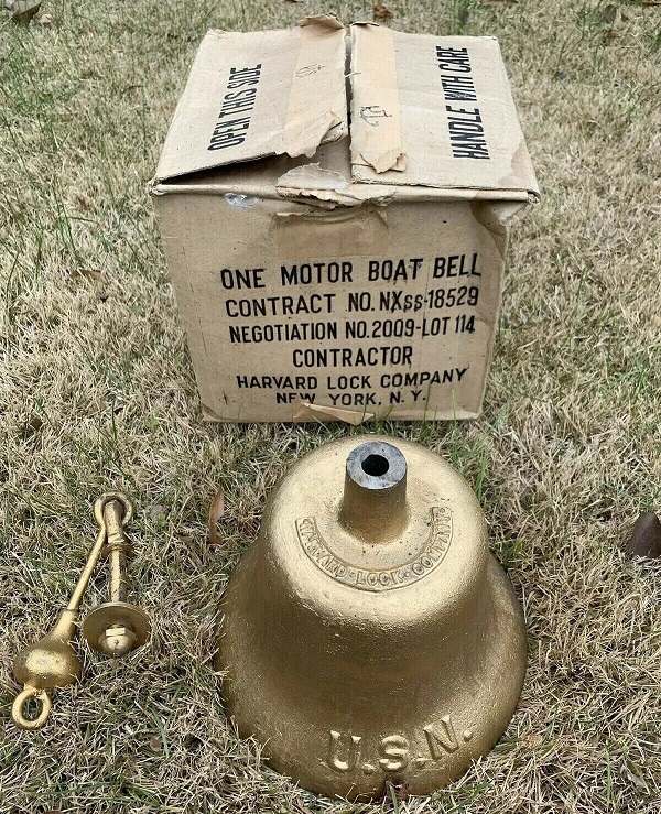 US Navy Bell restoration and display - NAVAL SEA SERVICE GEAR ...