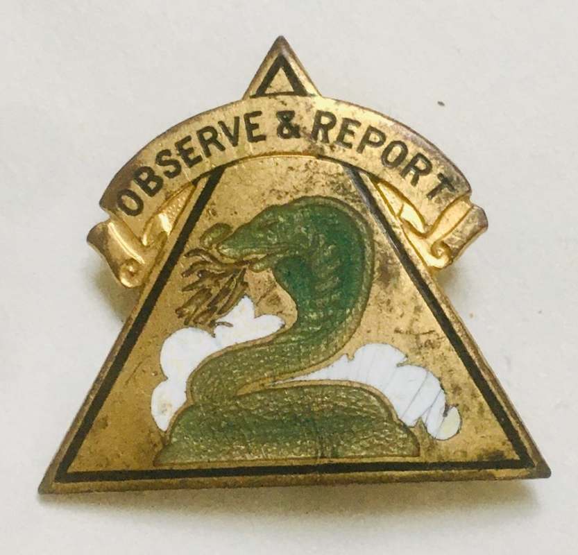 Unknown Observe & Report DI pin Cobra Eby Phila. - DISTINCTIVE UNIT ...