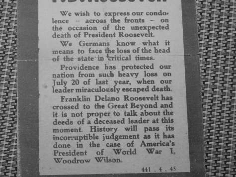 FDR propaganda leaflet - EPHEMERA, PHOTOGRAPHS & MILITARY ARTWORK - U.S ...