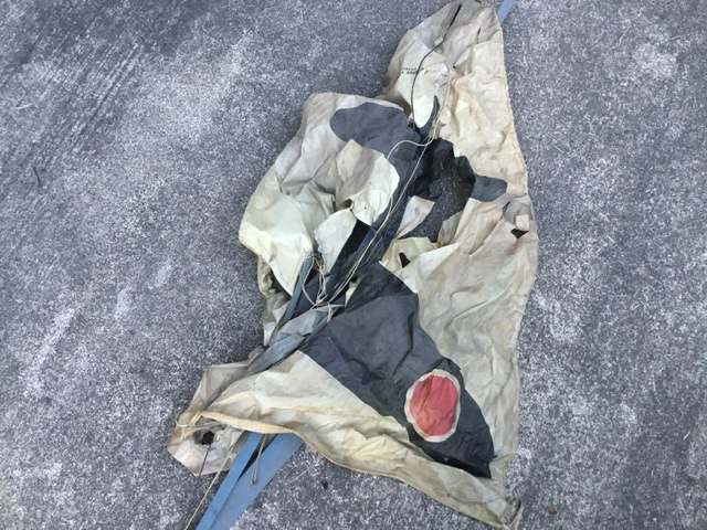 WW2 U.S. Navy target kite restoration Japanese Zero - MISC MILITARIA ...