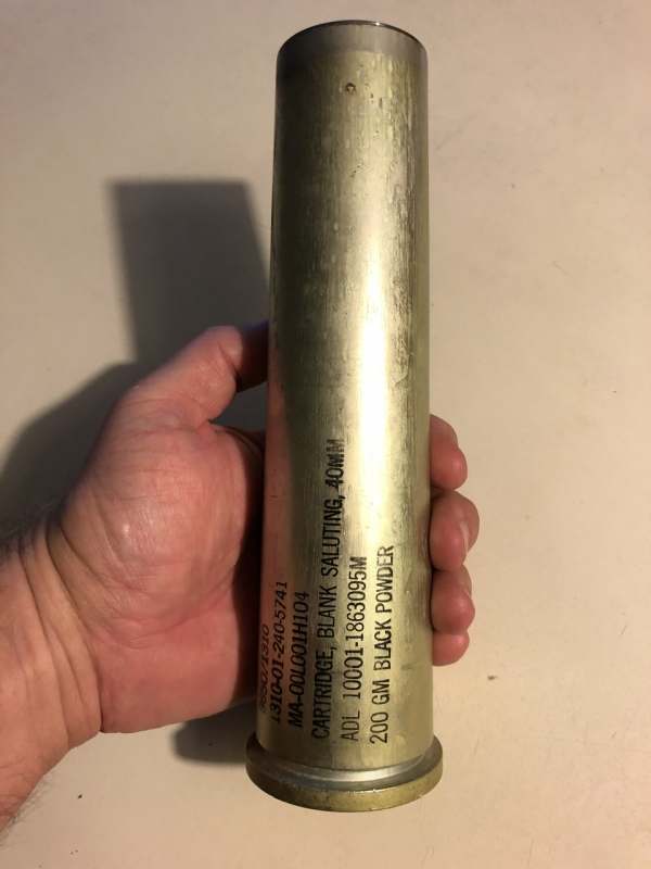 USN 40mm Saluting shell - FIREARMS - U.S. Militaria Forum