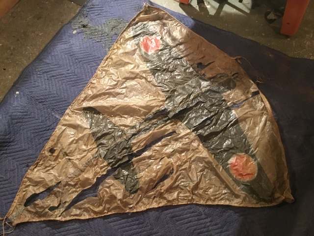 WW2 U.S. Navy target kite restoration Japanese Zero - MISC MILITARIA ...