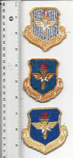 3 DIFFERENT AIR TRAINING COMMAND INSIGNIA - AIR FORCE (USAAF IS WITH ...