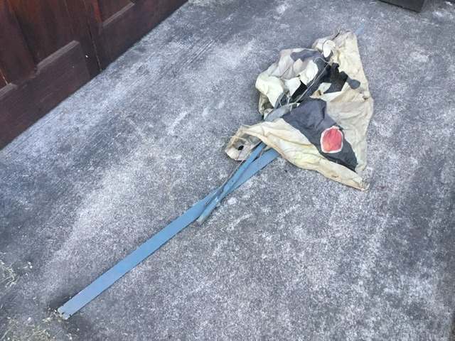 WW2 U.S. Navy target kite restoration Japanese Zero - MISC MILITARIA ...