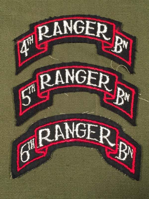 WWII 4th, 5th, & 6th Ranger Scrolls? - ARMY AND USAAF - U.S. Militaria ...