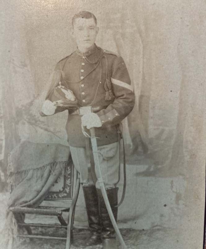 7th Cavalry Trooper photographed in Deadwood - (1866-1890) PLAINS ...
