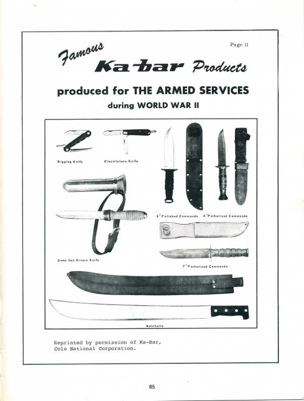 Help with Ka-Bar Commando Knife I.D. - EDGED WEAPONS - U.S. Militaria Forum