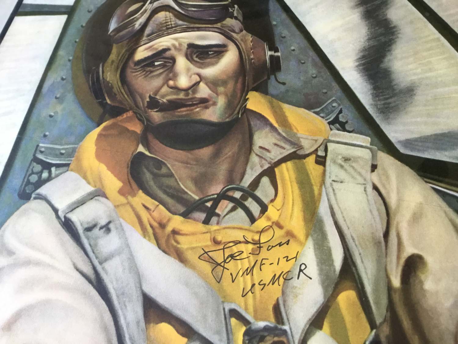 USMC Medal of Honor recipient Joe Foss autograph - EPHEMERA ...