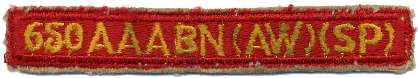1950s Patch Tabs ( Tactical Unit ) & 142 AAA BN (AW) ( SP)? - ARMY AND ...