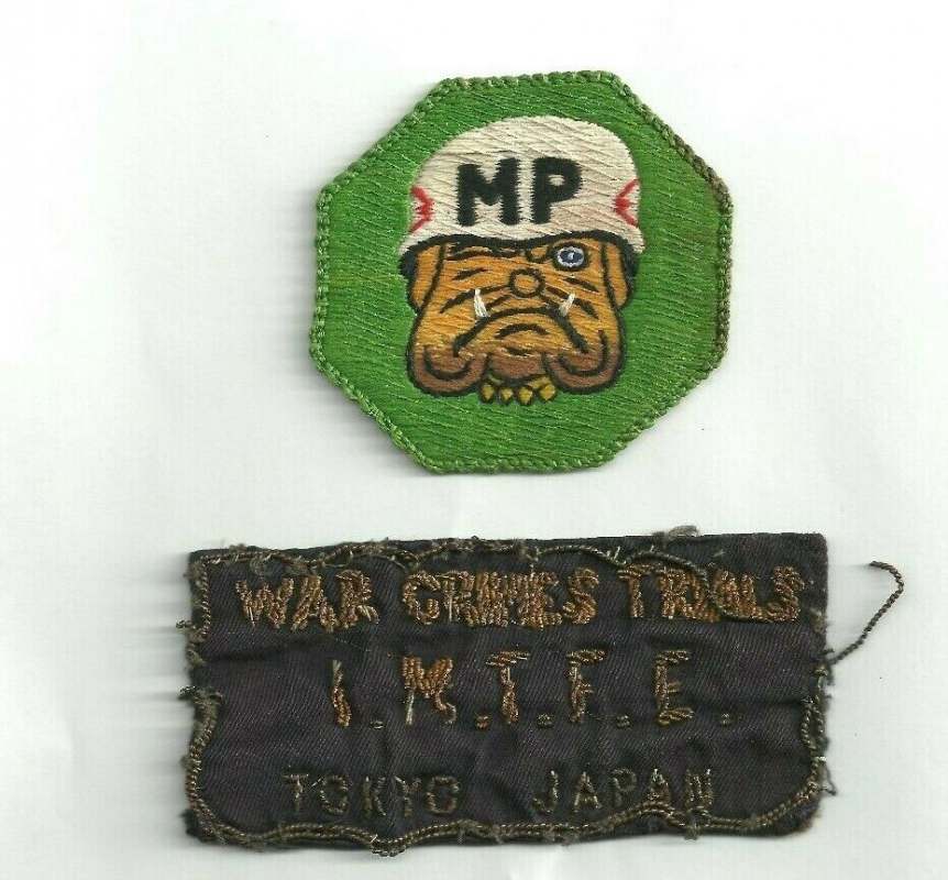 IMTFE cuff patches - ARMY AND USAAF - U.S. Militaria Forum