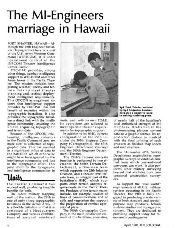 595th Engineer Company (Cartographic) Mural "DA MAP" - EPHEMERA ...