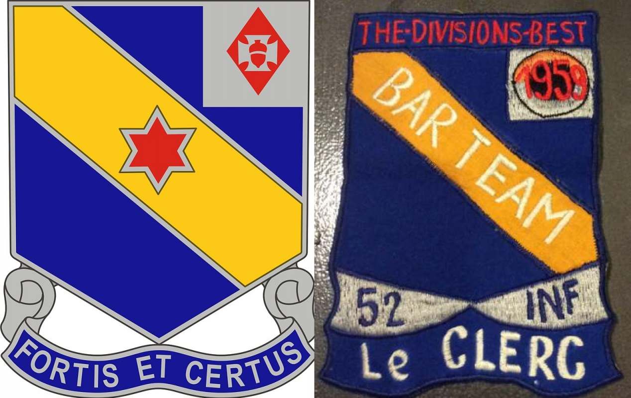 Large unknown 52nd infantry patch - ARMY AND USAAF - U.S. Militaria Forum