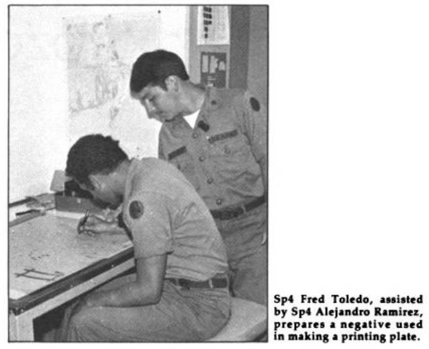 595th Engineer Company (Cartographic) Mural "DA MAP" - EPHEMERA ...