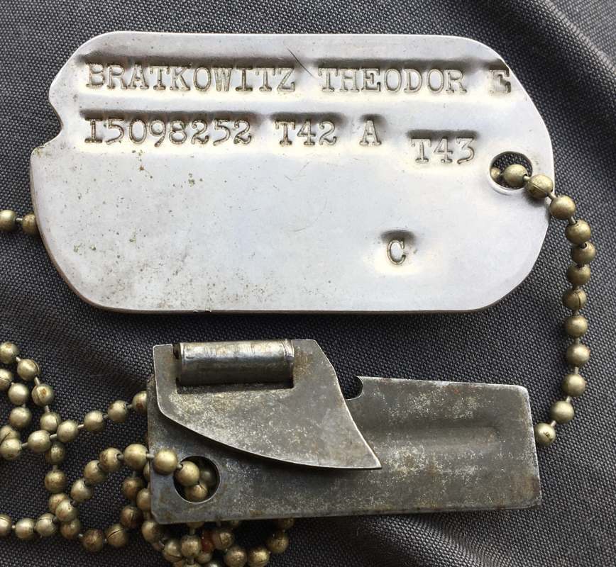 60th INF REG 9th INFANTRY DIVISION - IDENTITY ITEMS (DOG TAGS ...