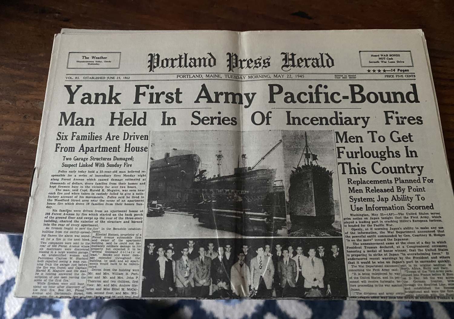 V mail size newspapers? Real or fake? - HOMEFRONT & THE WAR EFFORT - U ...