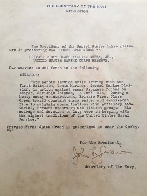 2nd Marine Division Bronze Star Group - MEDALS & DECORATIONS - U.S ...