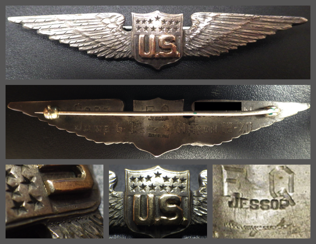 World War One Weekly Wing #32 - Jessop Jewelers - WING BADGES - U.S ...