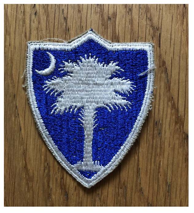 cut edge patch (palmthree and moon) - ARMY AND USAAF - U.S. Militaria Forum