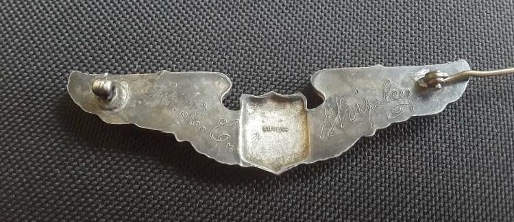 MY LATEST ENGRAVED WING - WING BADGES - U.S. Militaria Forum