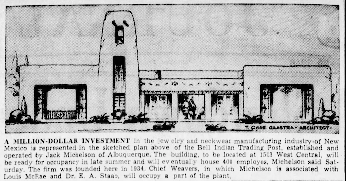 Bell Trading Post of Albuquerque, NM: company history - WING ...