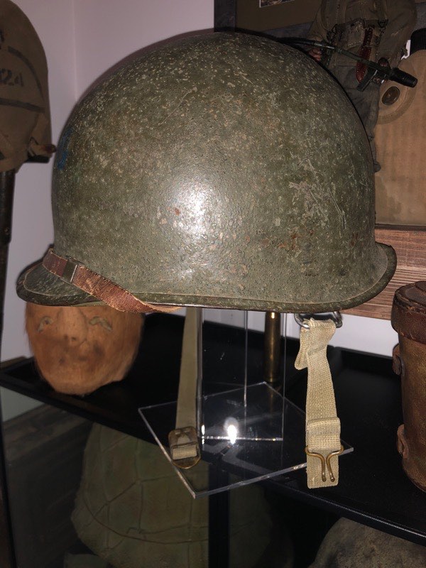 WW2 USMC helmet and cover with a suprise ! - M-1; M-1C & M-2 HELMETS ...
