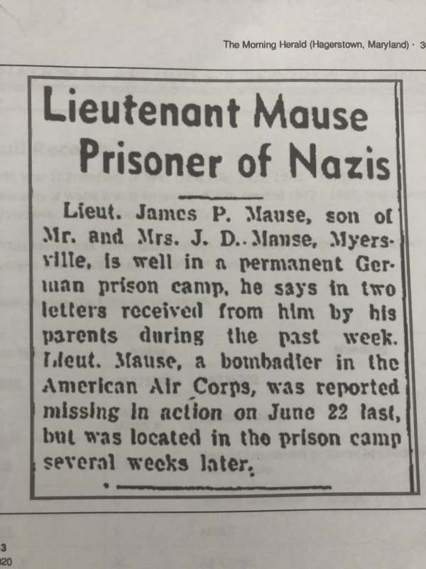 James Mause B-17 Bombardier and POW Stalag Luft 3 (LARGE PICTURES ...